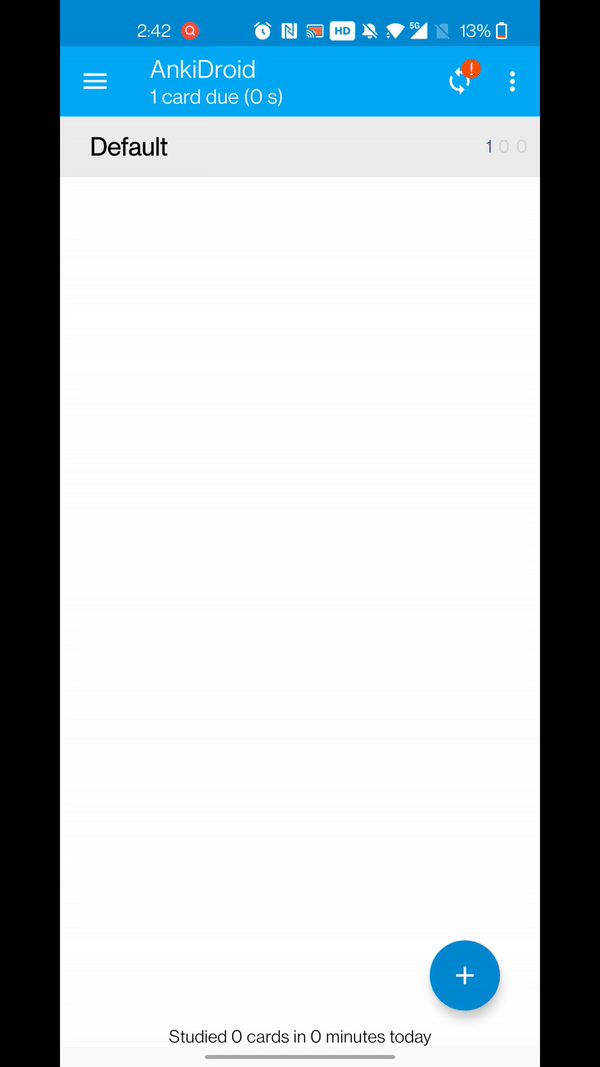 If I accidentally enter the wrong field in "Card Types", all cards will show up empty · Issue ...