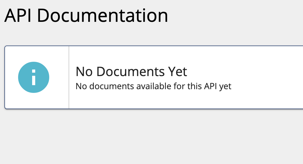 [Store] No Documents Found Message should be displayed in Documentation ...