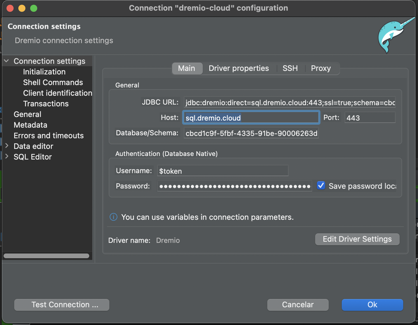 Dremio Cloud Connection · Issue #5 · Baoqi/metabase-dremio-driver · GitHub
