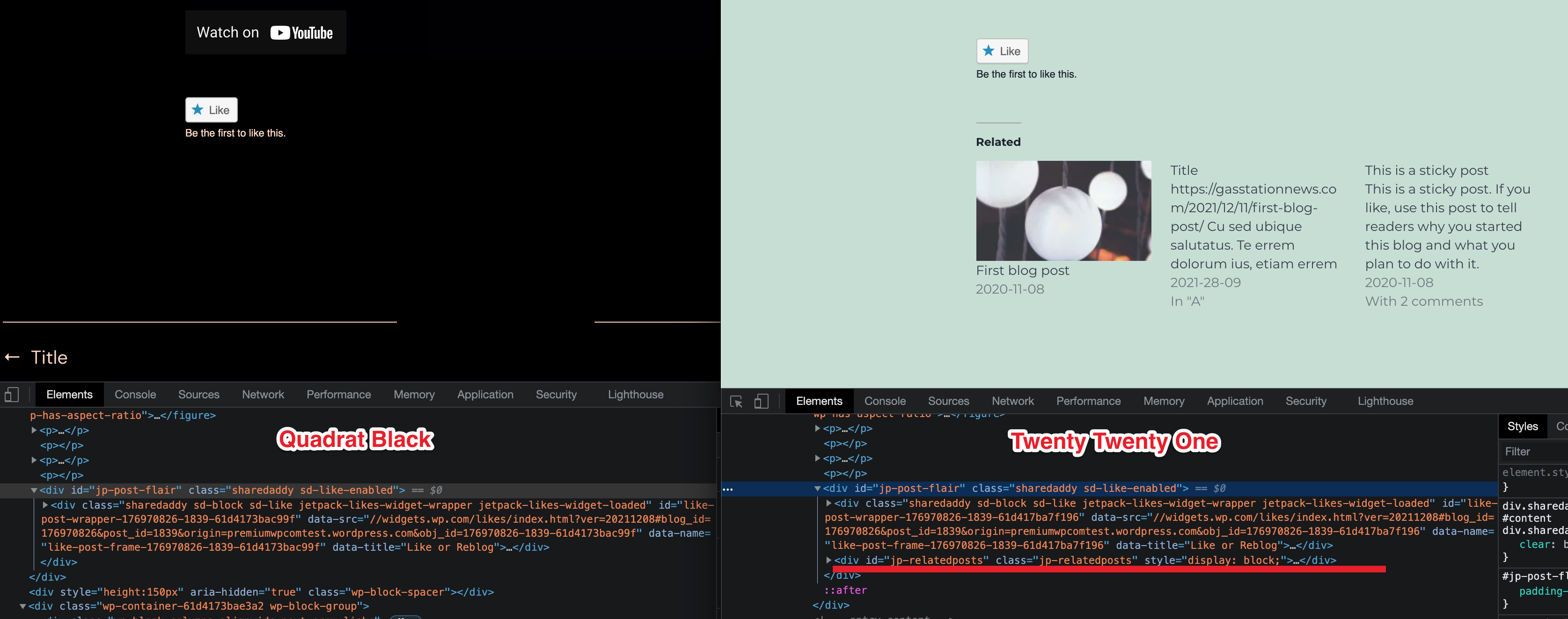 Geologist: Related posts are not visible · Issue #5264 · Automattic/themes · GitHub