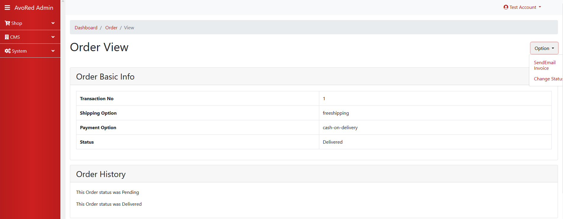 CSS issue on Order page with the Options dropdown · Issue #189 · avored/laravel-ecommerce · GitHub
