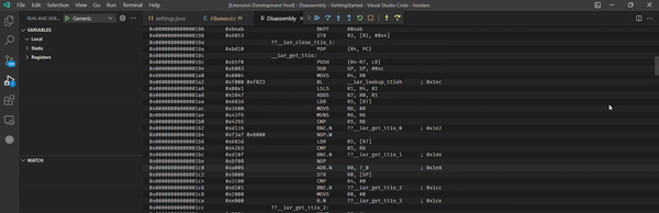 Disassembly view: cannot scroll to address 0x0 · Issue #140562 · microsoft/vscode · GitHub