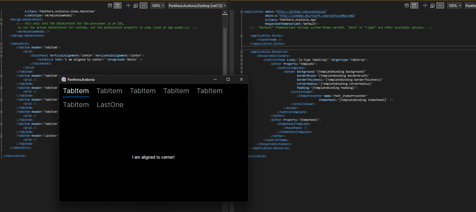 TabControl - Show TabItem in just one line · AvaloniaUI Avalonia · Discussion #11896 · GitHub