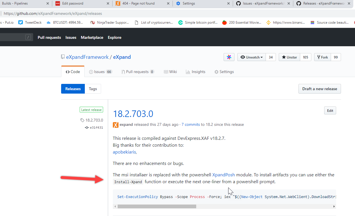 Executable file of eXpandFramework-18.2.703.0.exe · Issue #368 · eXpandFramework/eXpand · GitHub