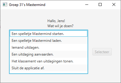 GitHub - Bobobaal/Mastermind-Projecten1: Mastermind project gemaakt ...
