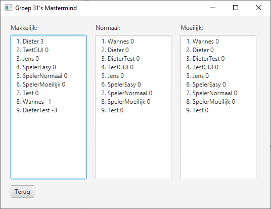 GitHub - Bobobaal/Mastermind-Projecten1: Mastermind project gemaakt ...