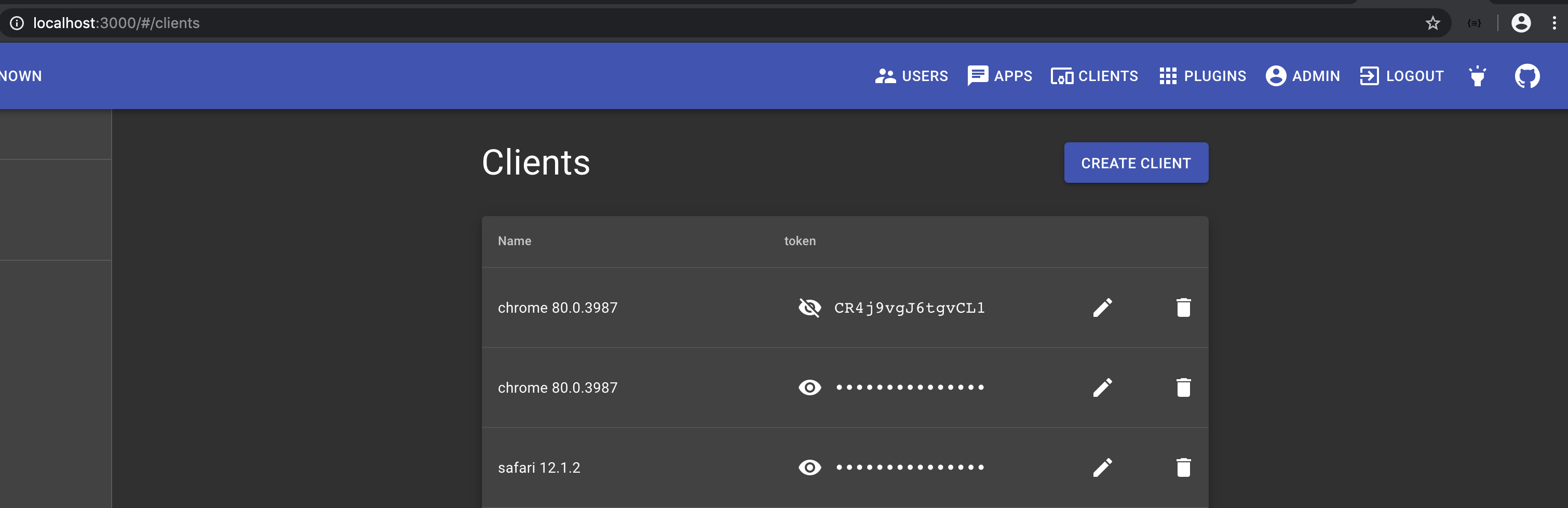 Does Gotify server Supports Client token as input to Target a ...