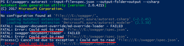 AutoRest shows almost no output after installing from npm · Issue #2749 · Azure/autorest · GitHub