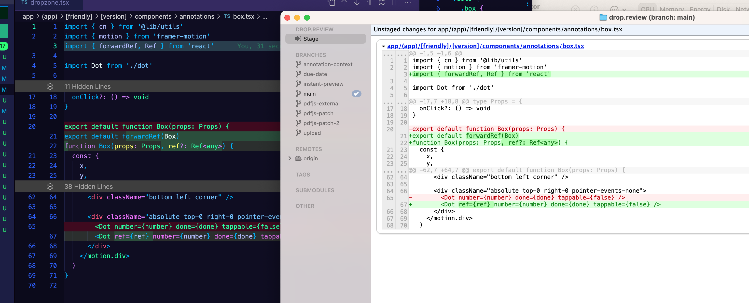 Suggestion: collapse unchanged regions in diff · Issue #3562 · microsoft/vscode · GitHub