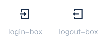 Icon Request: Logout box right · Issue #90 · Remix-Design/RemixIcon ...