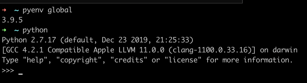Pyenv 20 Stops Working After An Upgrade To Macos Big Sur 114 · Issue 1948 · Pyenvpyenv · Github 5207