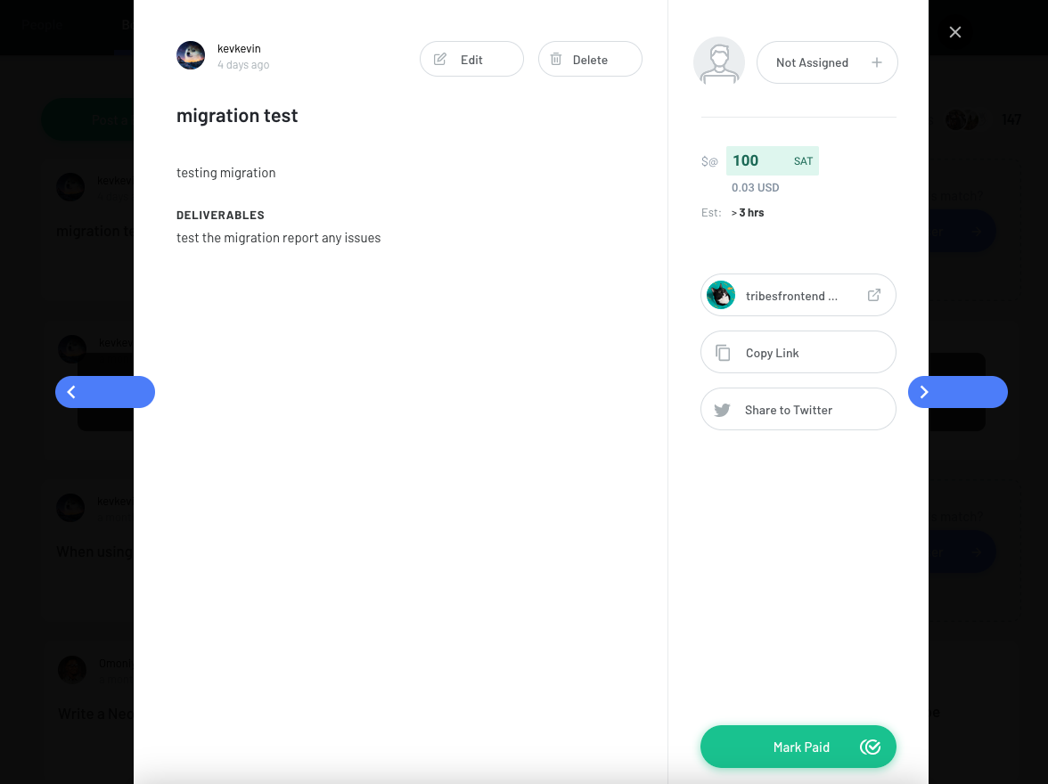 Summary Page Left And Right Arrows Look Strange · Issue 594 · Stakwork Sphinx Tribes · Github