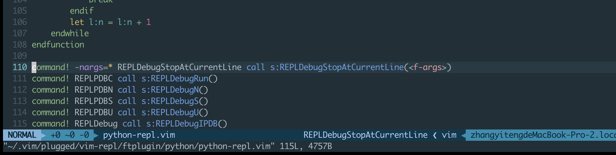 最近有修改？ipdb用不了了，直接没有相关命令了。 · Issue #108 · sillybun/vim-repl · GitHub
