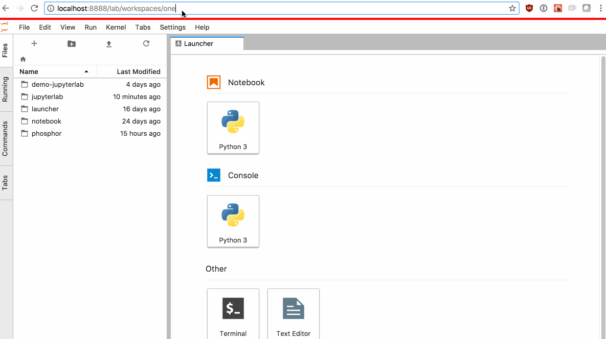 Workspace interface behavior unclear · Issue #3673 · jupyterlab ...