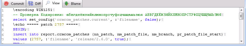 File history: codepage changed in Diff affects other tabs only after second selection · Issue ...