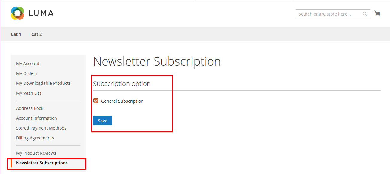 Newsletter subscribe and unsubscribe issue for Customer · Issue #25128 · magento/magento2 · GitHub