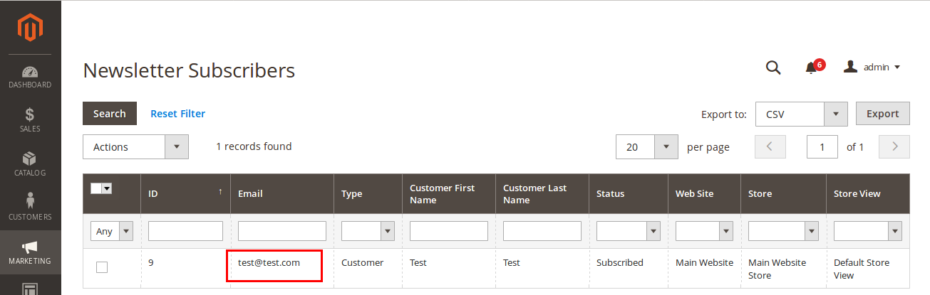 Newsletter subscribe and unsubscribe issue for Customer · Issue #25128 · magento/magento2 · GitHub