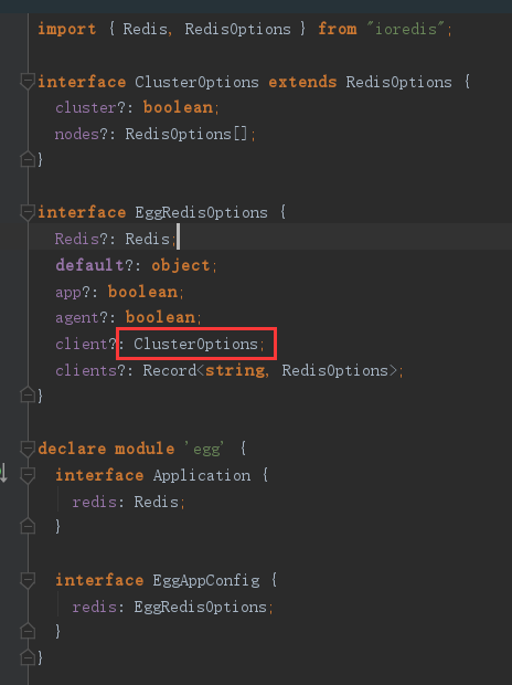 typescript egg-redis配置 · Issue #3311 · eggjs/egg · GitHub
