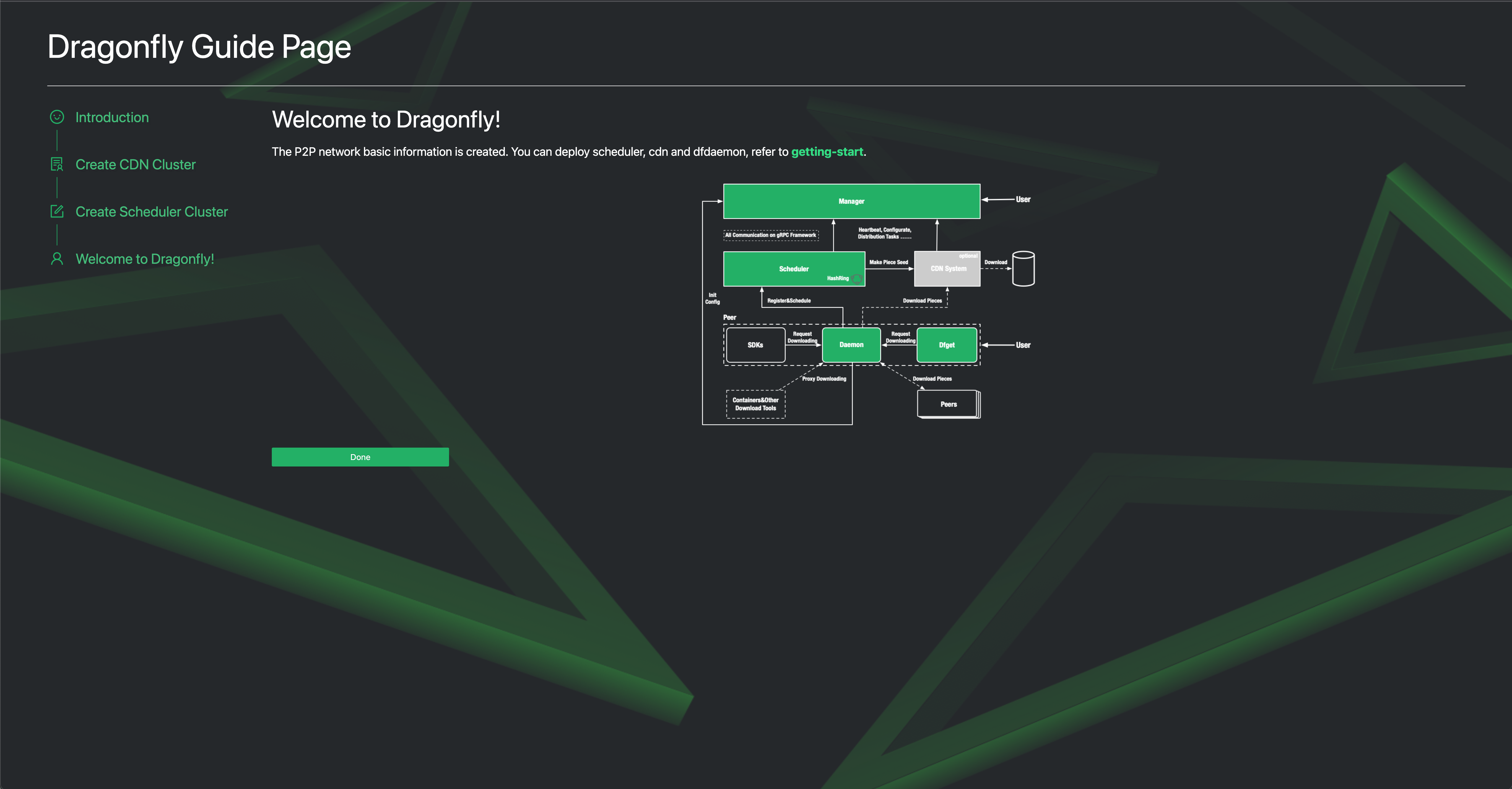 整体体验优化 · Issue #32 · dragonflyoss/console · GitHub