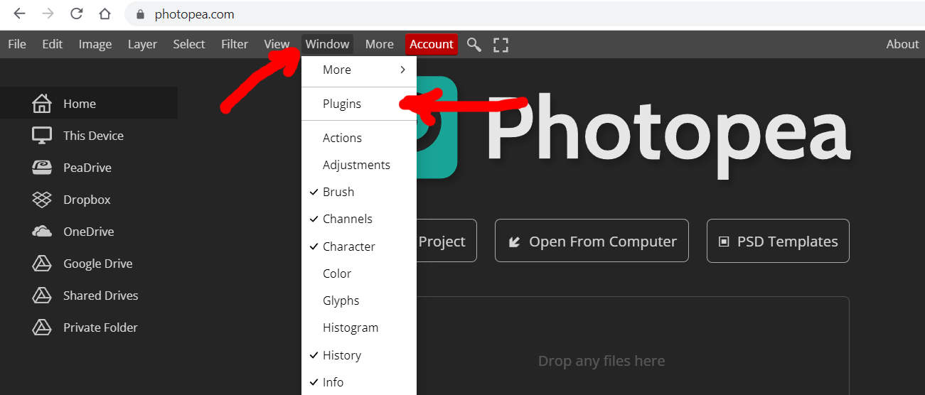 Loading Bar covers options NOT COMPLETED! · Issue #5092 · photopea/photopea · GitHub