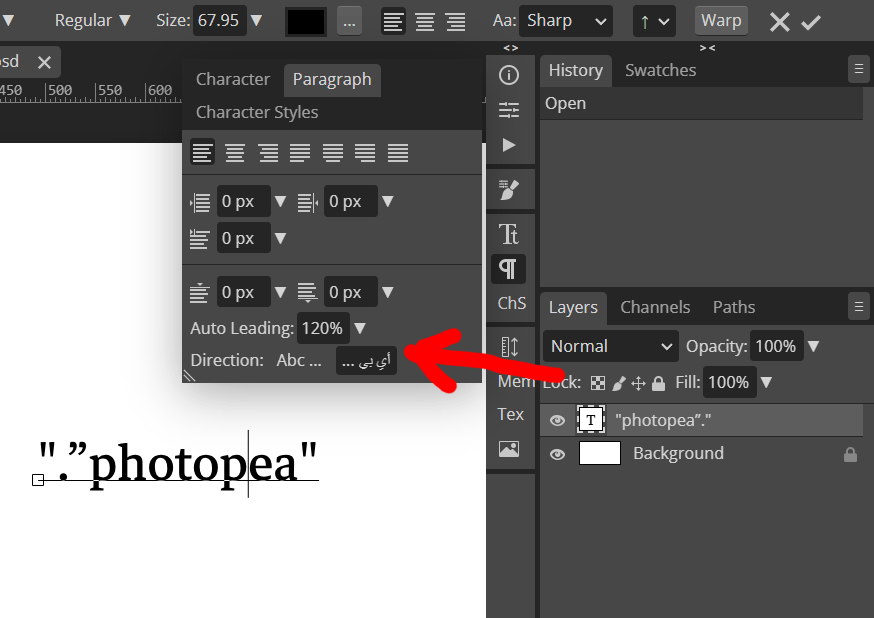 Some Characters Mess Up The Rest Of The Text Block · Issue 6179 · Photopeaphotopea · Github