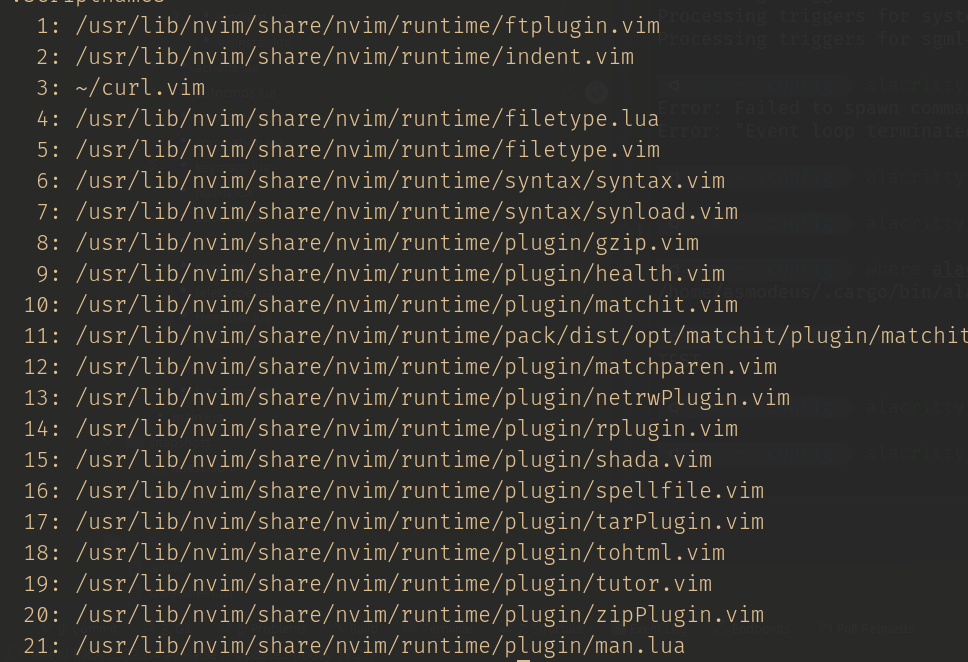 Undercurl not working in alacritty · Issue #21182 · neovim/neovim · GitHub