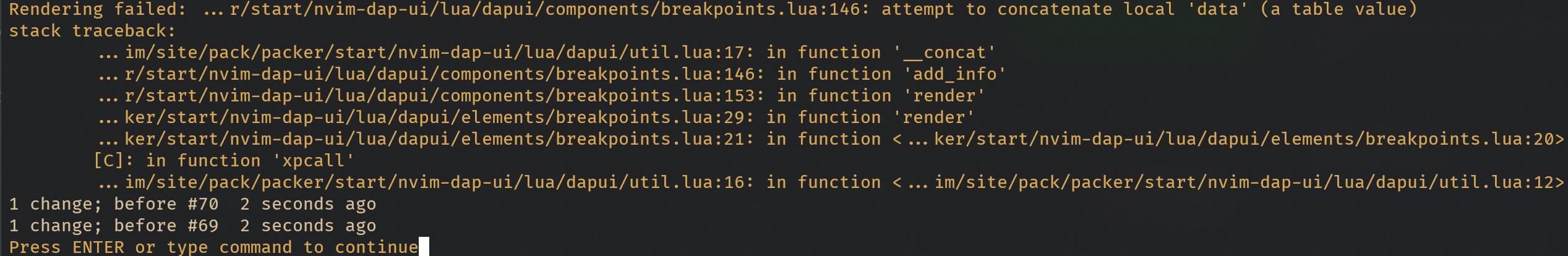 Attempt To Concatenate Data A Table Value Error Unable To Start Dap Ui 0497