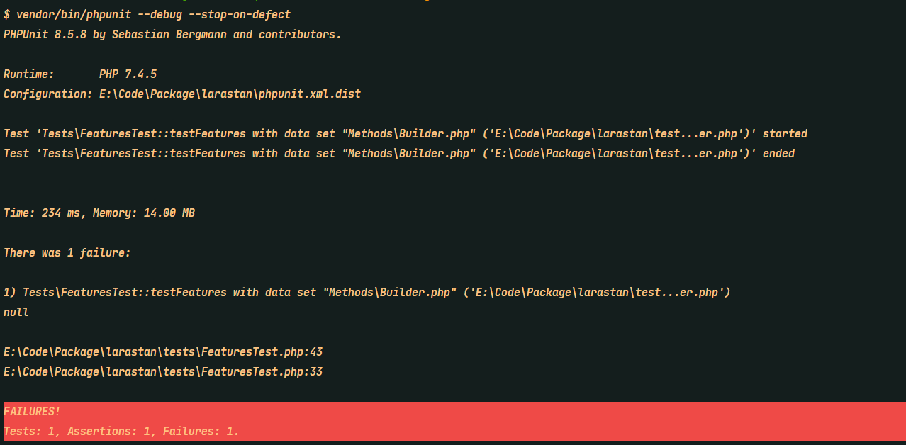 Unit test problem on MINGW64 · Issue #681 · larastan/larastan · GitHub