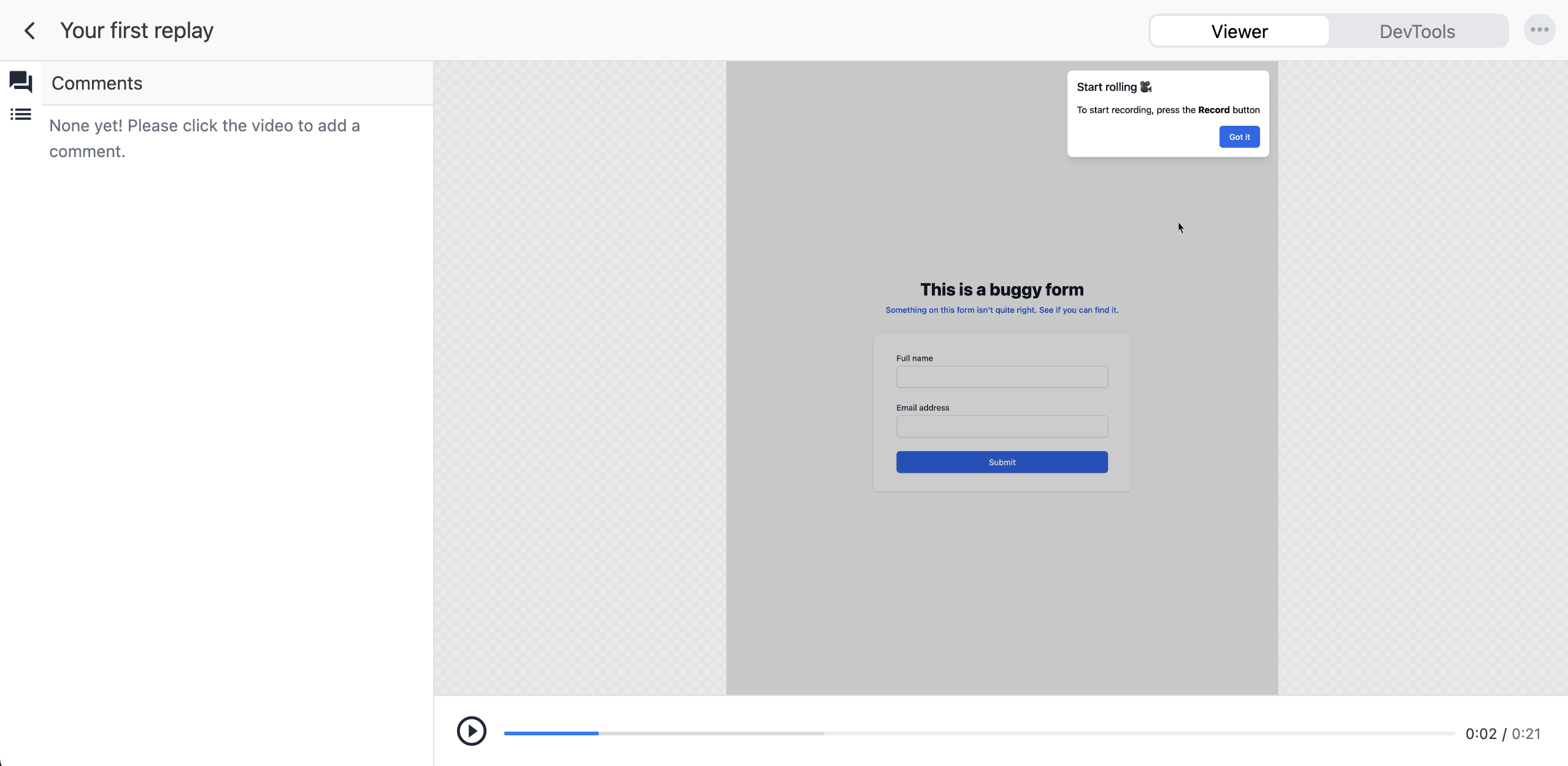 Styling isn't fully loaded in the viewer sidepanel · Issue #3180 · replayio/devtools · GitHub