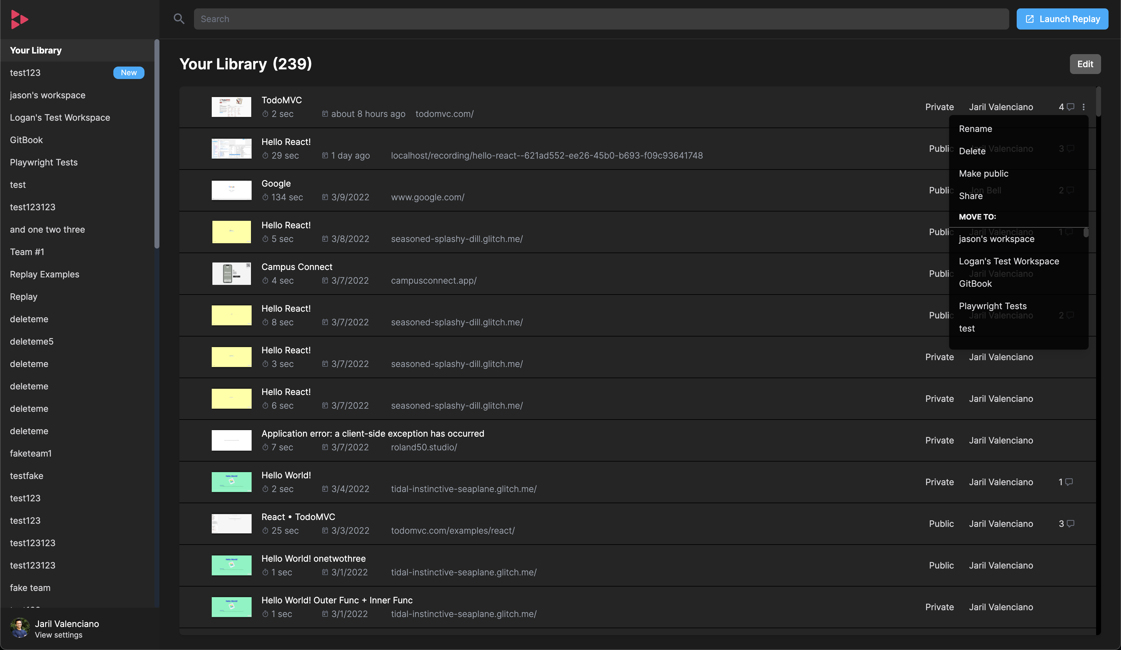 Dropdowns are translucent · Issue #5802 · replayio/devtools · GitHub