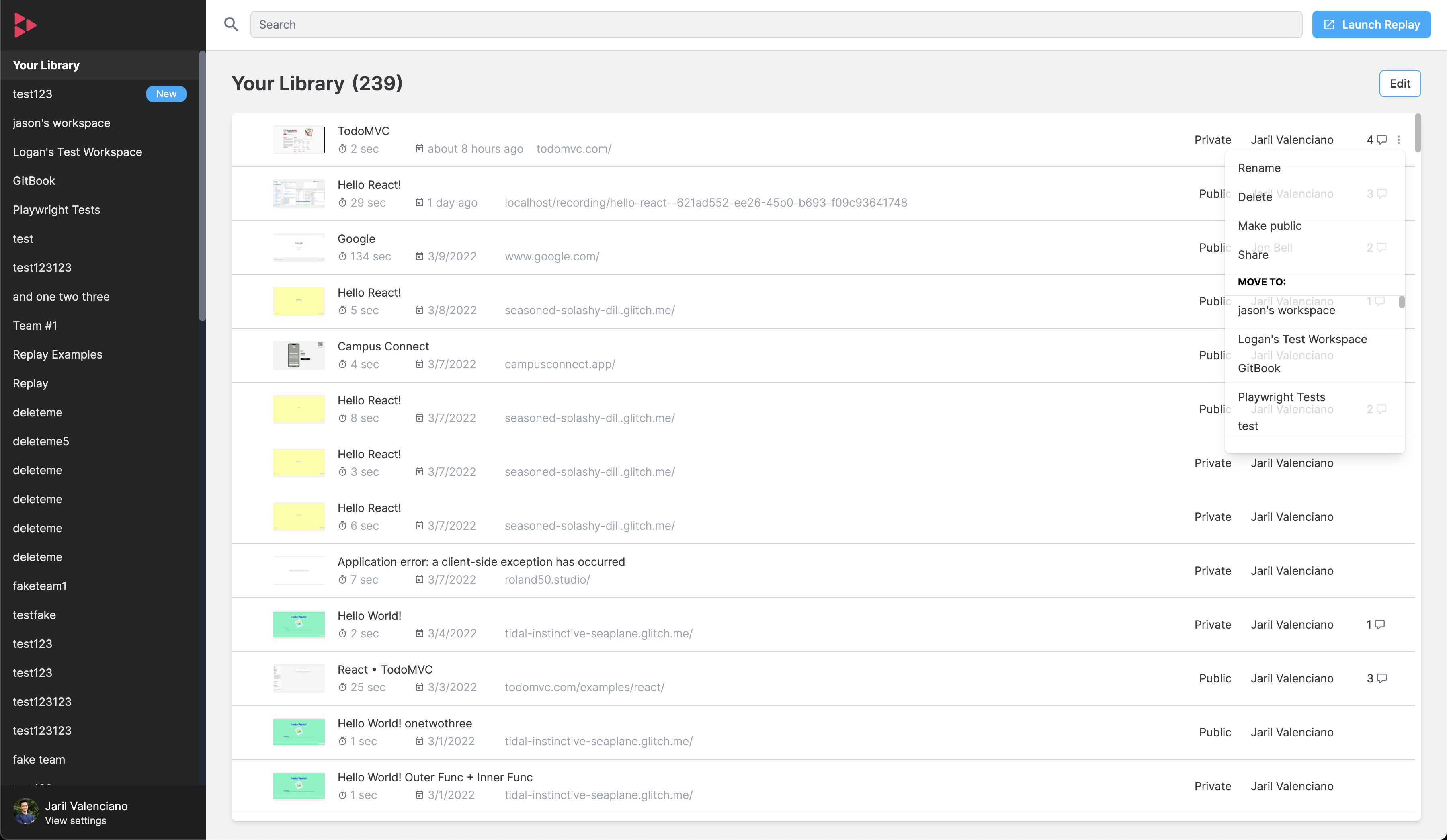 Dropdowns are translucent · Issue #5802 · replayio/devtools · GitHub