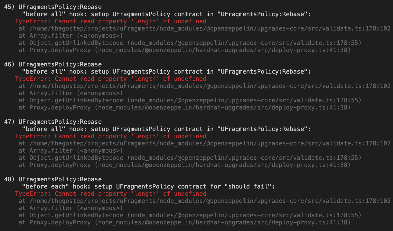 Error After Migrating From Buidler To Hardhat · Issue 264 · Openzeppelin Openzeppelin Upgrades