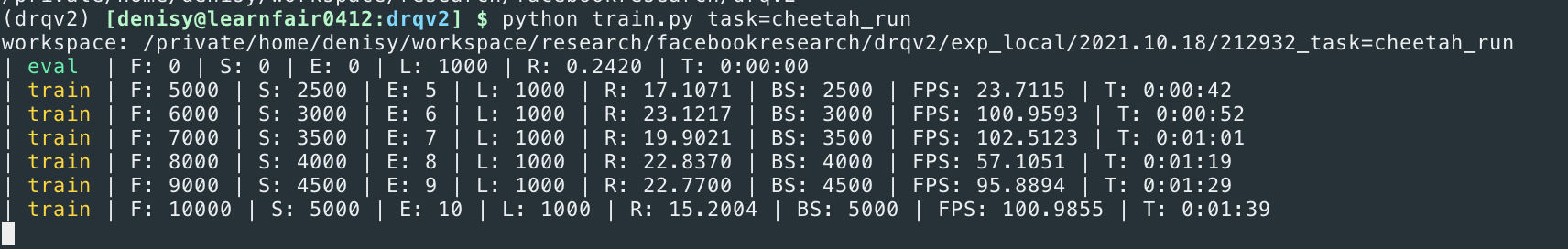 Get to 96 frame throughput? · Issue #10 · facebookresearch/drqv2 · GitHub