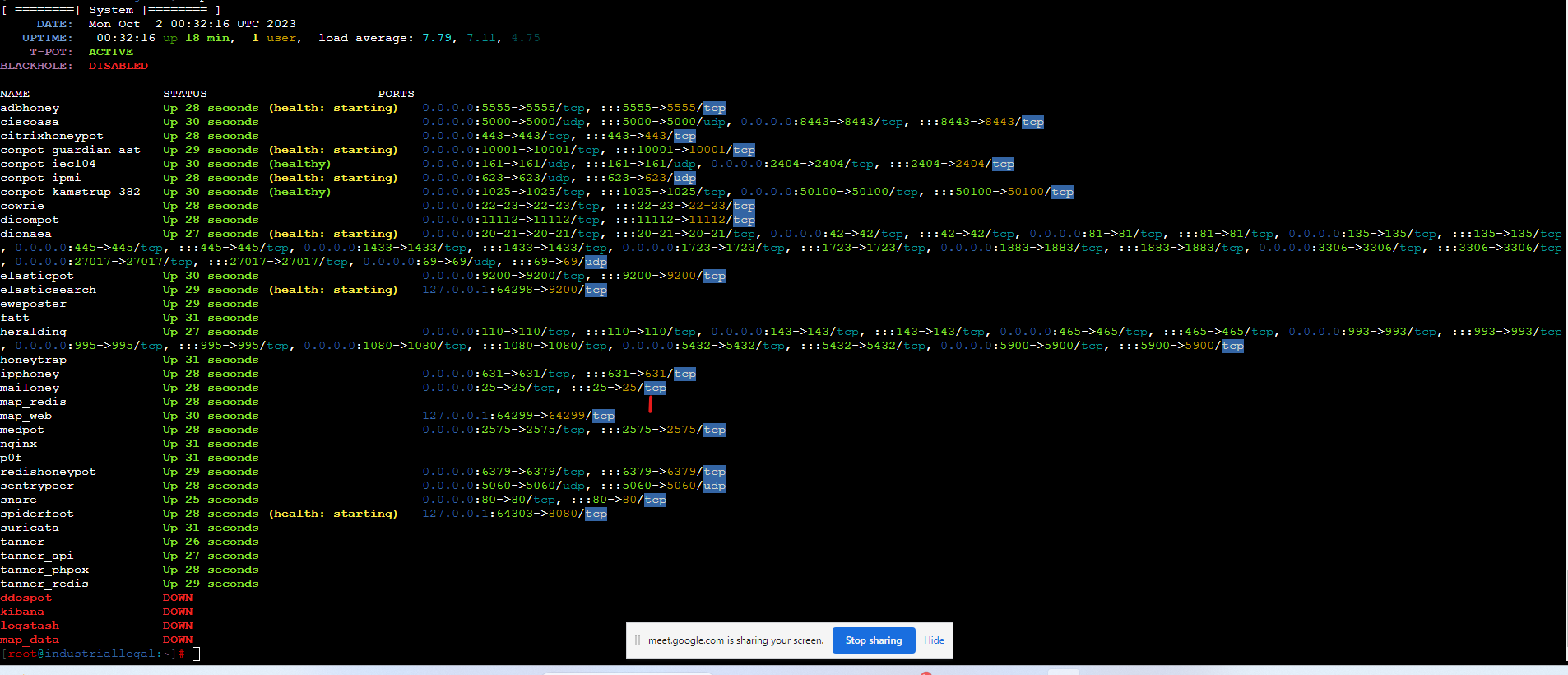 T-pot is going down every 20-30seconds and kabana board is never available · Issue #1415 ...