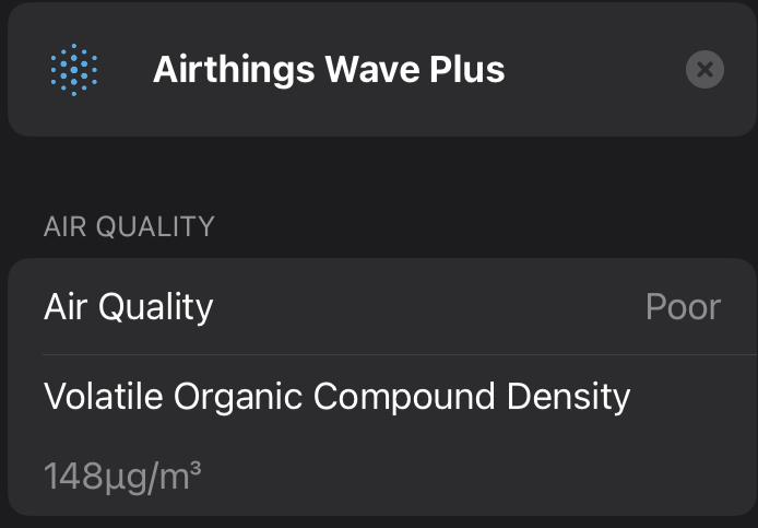 VOC is not accurate · Issue #37 · michaelahern/homebridge-airthings · GitHub