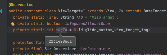 The R.id.glide_custom_view_target_tag is inconsistent between CustomViewTarget and ViewTarget ...
