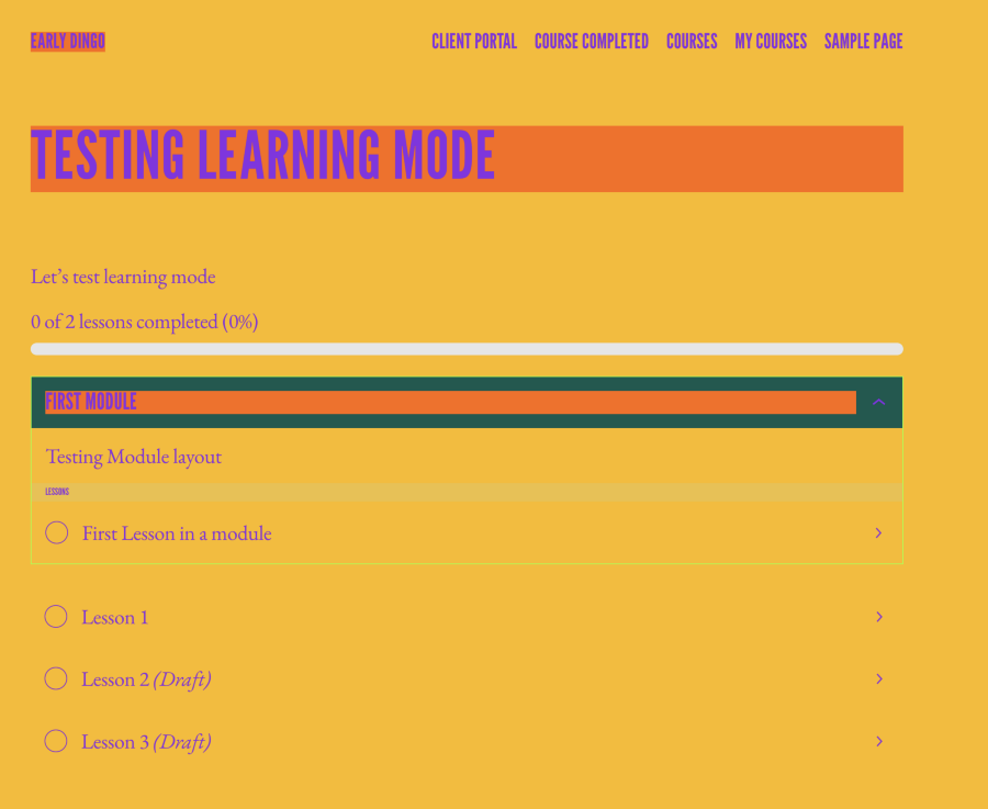 Learning Mode Styling Doesn T Apply To Modules · Issue 6952 · Automattic Sensei · Github