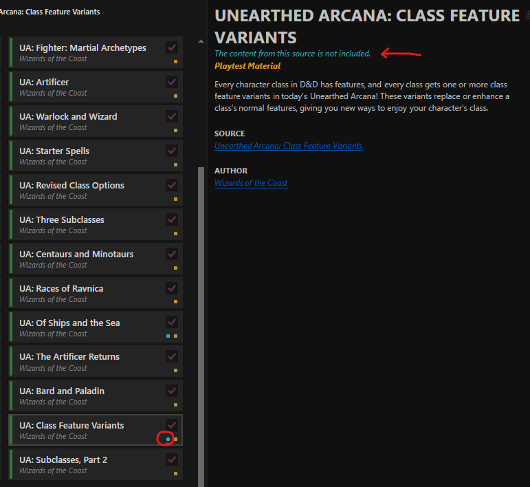Class Feature Variants Unearthed Arcana · Issue #479 · aurorabuilder/elements · GitHub