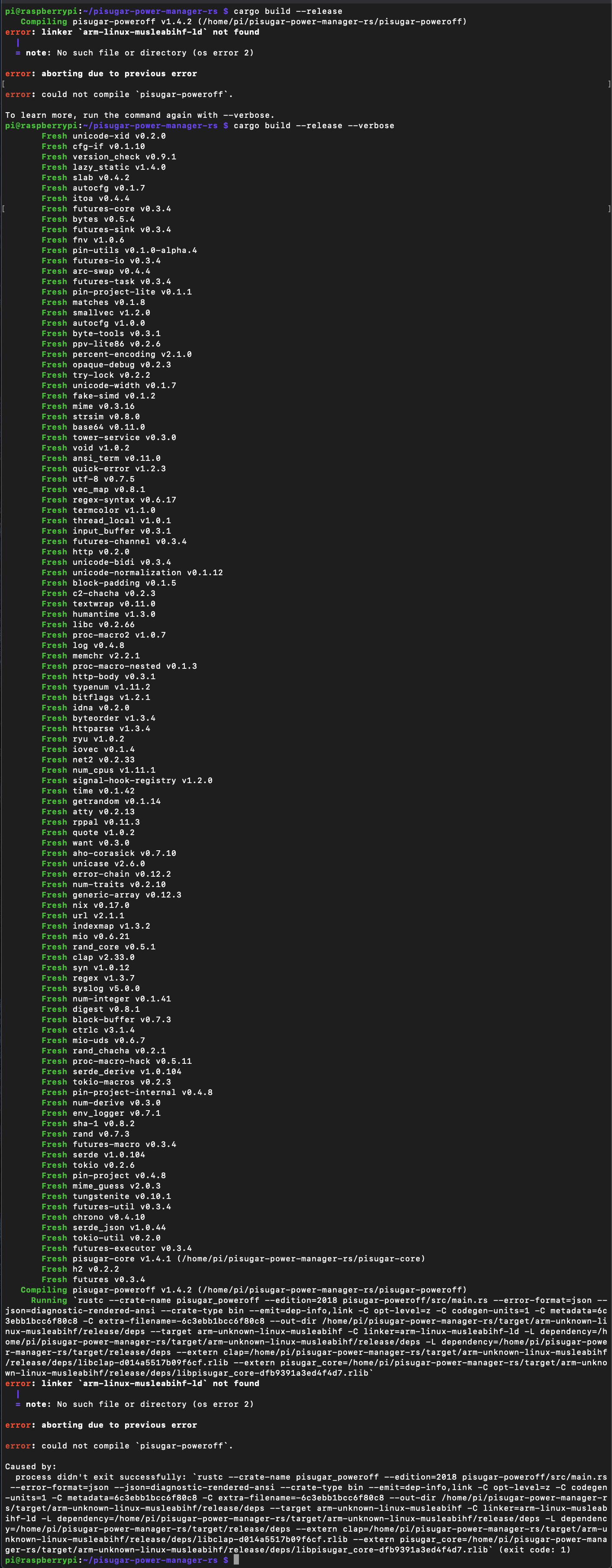 Rustup installation failure at installing rustc component in Pi Zero W · Issue #6 · PiSugar ...