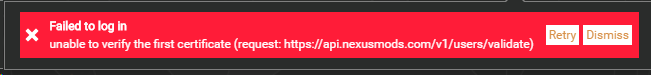 Login API Failure · Issue #3048 · Nexus-Mods/Vortex · GitHub