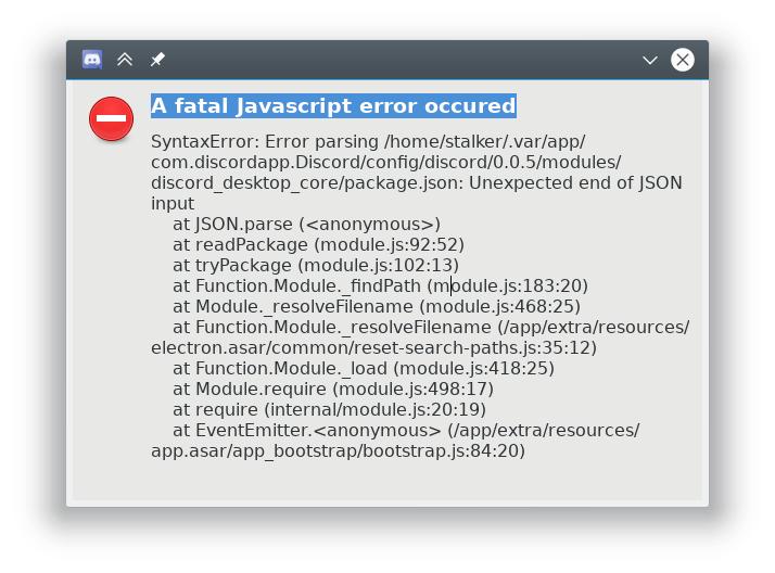 cannot open Discord 0.0.5 on KDE Plasma: error while loading shared libraries: libgtk-x11-2.0.so ...