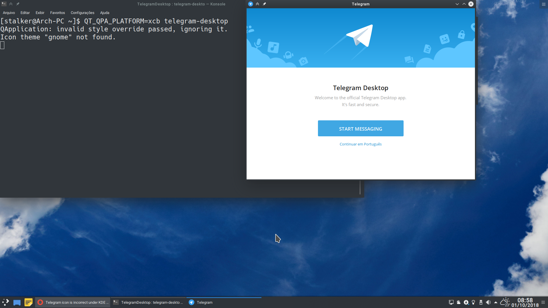 Telegram icon is incorrect under KDE Plasma Wayland session · Issue #5180 · telegramdesktop ...