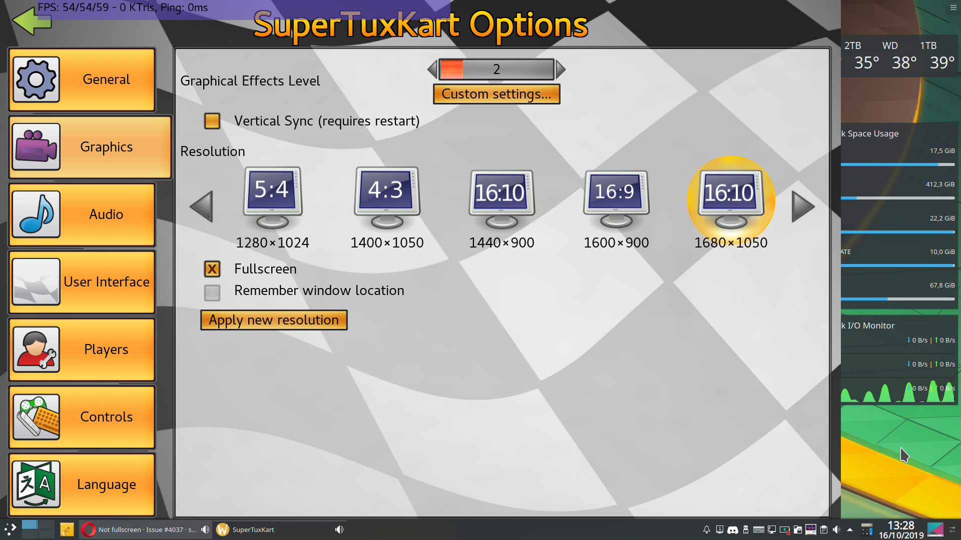 Not fullscreen · Issue #4037 · supertuxkart/stk-code · GitHub