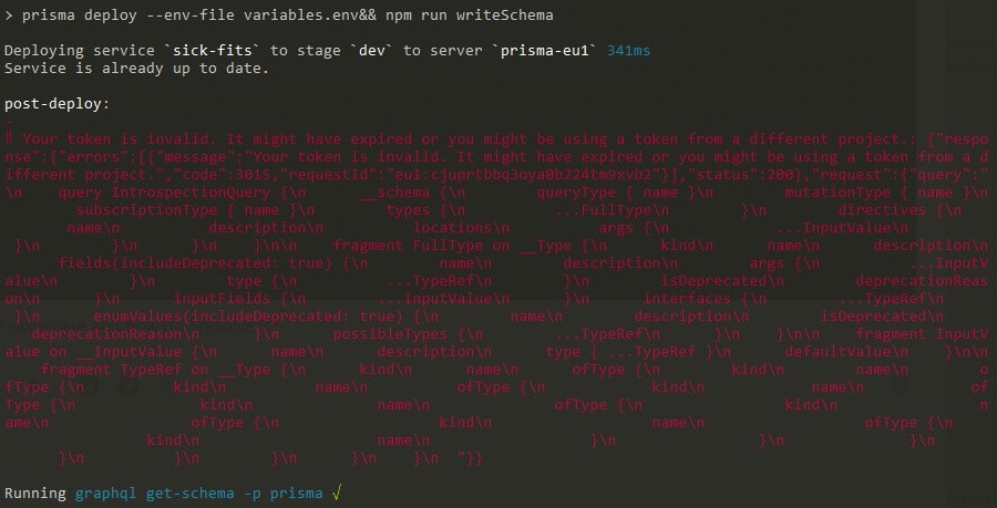 Your token is invalid. It might have expired or you might be using a token... · Issue #4423 ...