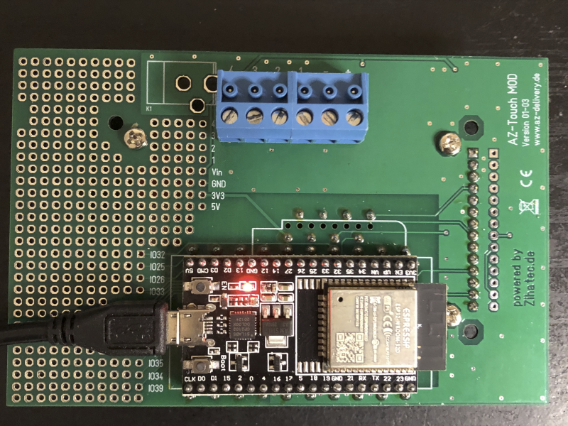 AZ Touch + ESP32-WROOM-32 · HASwitchPlate openHASP · Discussion #131 · GitHub