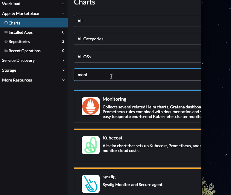 Make helm chart list filters row responsive · Issue #4646 · rancher/dashboard · GitHub
