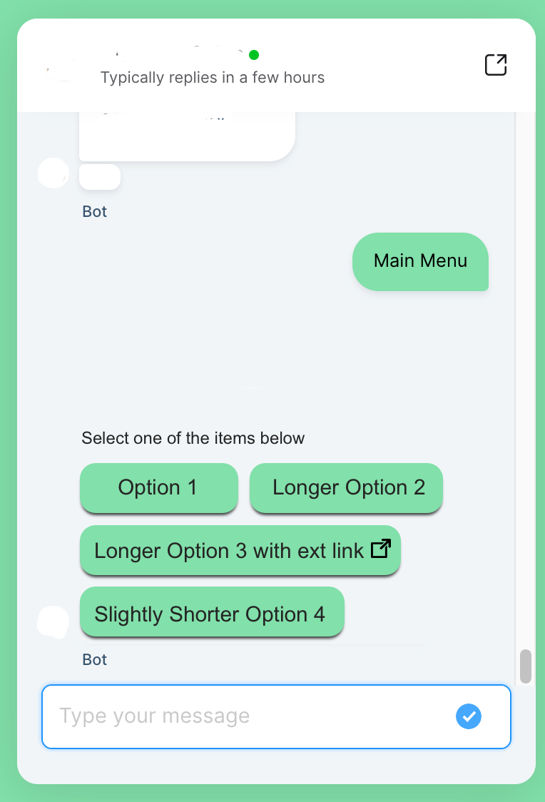 Cw 1941 Improve Rich Options External Link Capability · Issue 6203 · Chatwootchatwoot 2364
