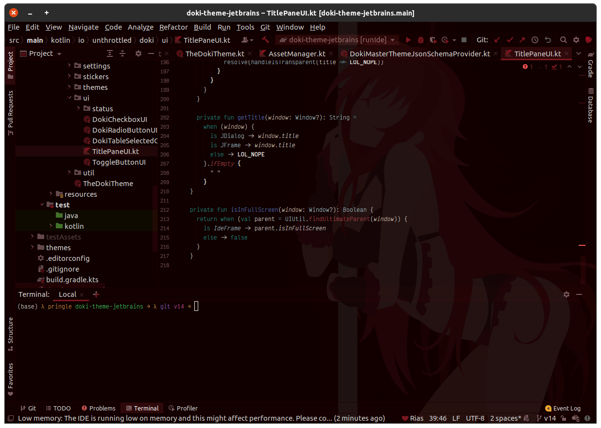[Theme Request] Rias dark theme · Issue #52 · doki-theme/doki-master-theme · GitHub