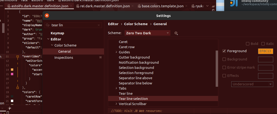 [bug] Button of Code folding﻿ low recognition · Issue #359 · doki-theme/doki-theme-jetbrains ...