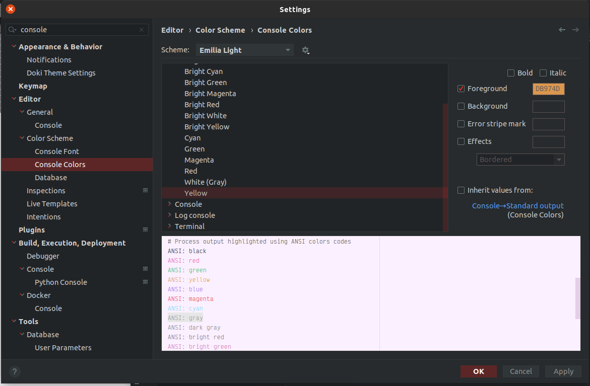 亮色主题Terminal中的链接颜色太亮了 · Issue #466 · doki-theme/doki-theme-jetbrains ...